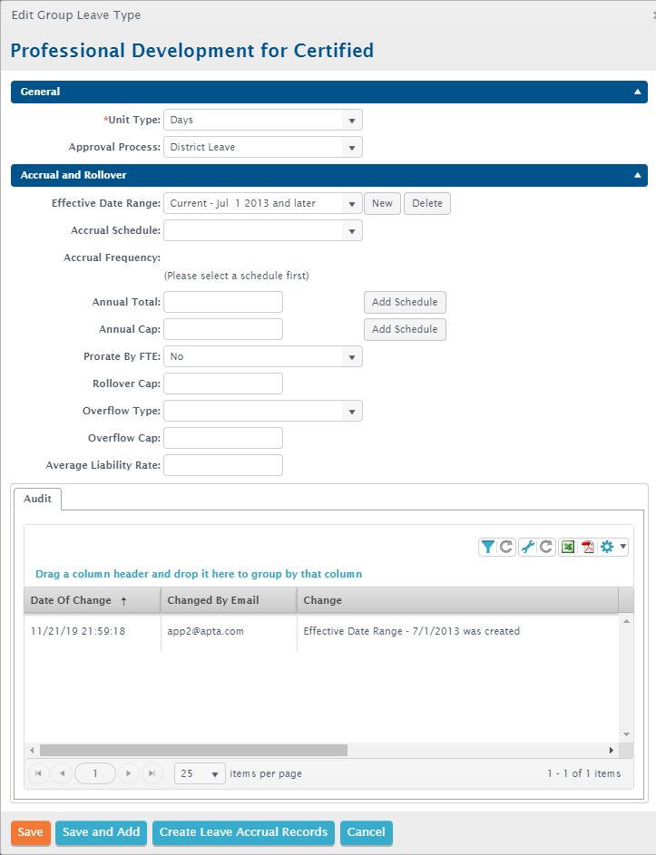 LV Add Group Leave Types to Leave Type