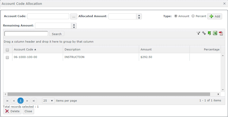 PUR Edit a Purchase Requisition - Admin Menu