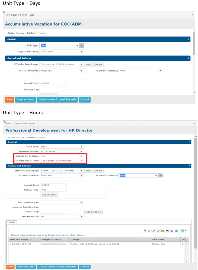 LV Add Group Leave Types to Leave Type