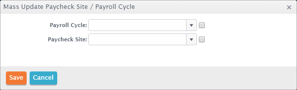 PY Mass Update Pay Site and Cycle
