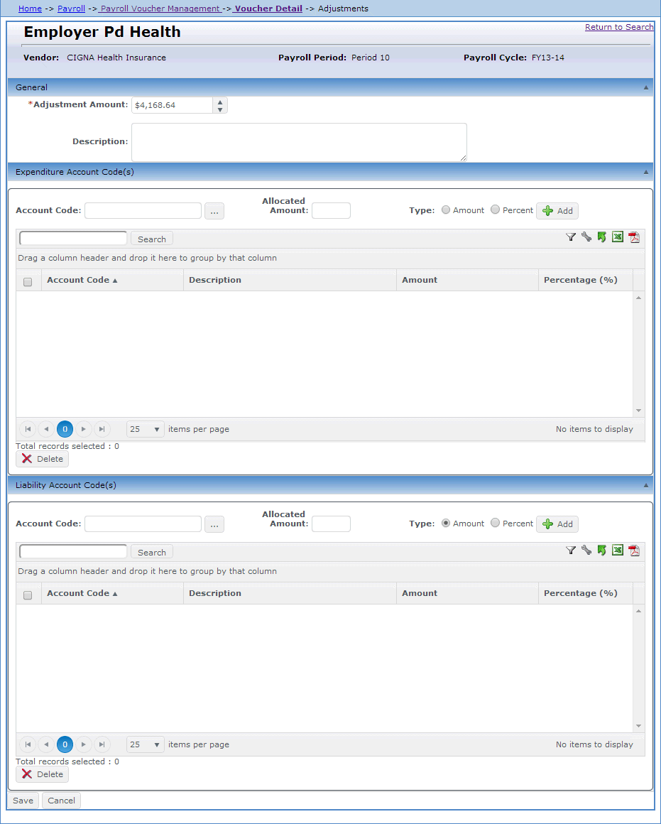 PY Adjust a Payroll Liability